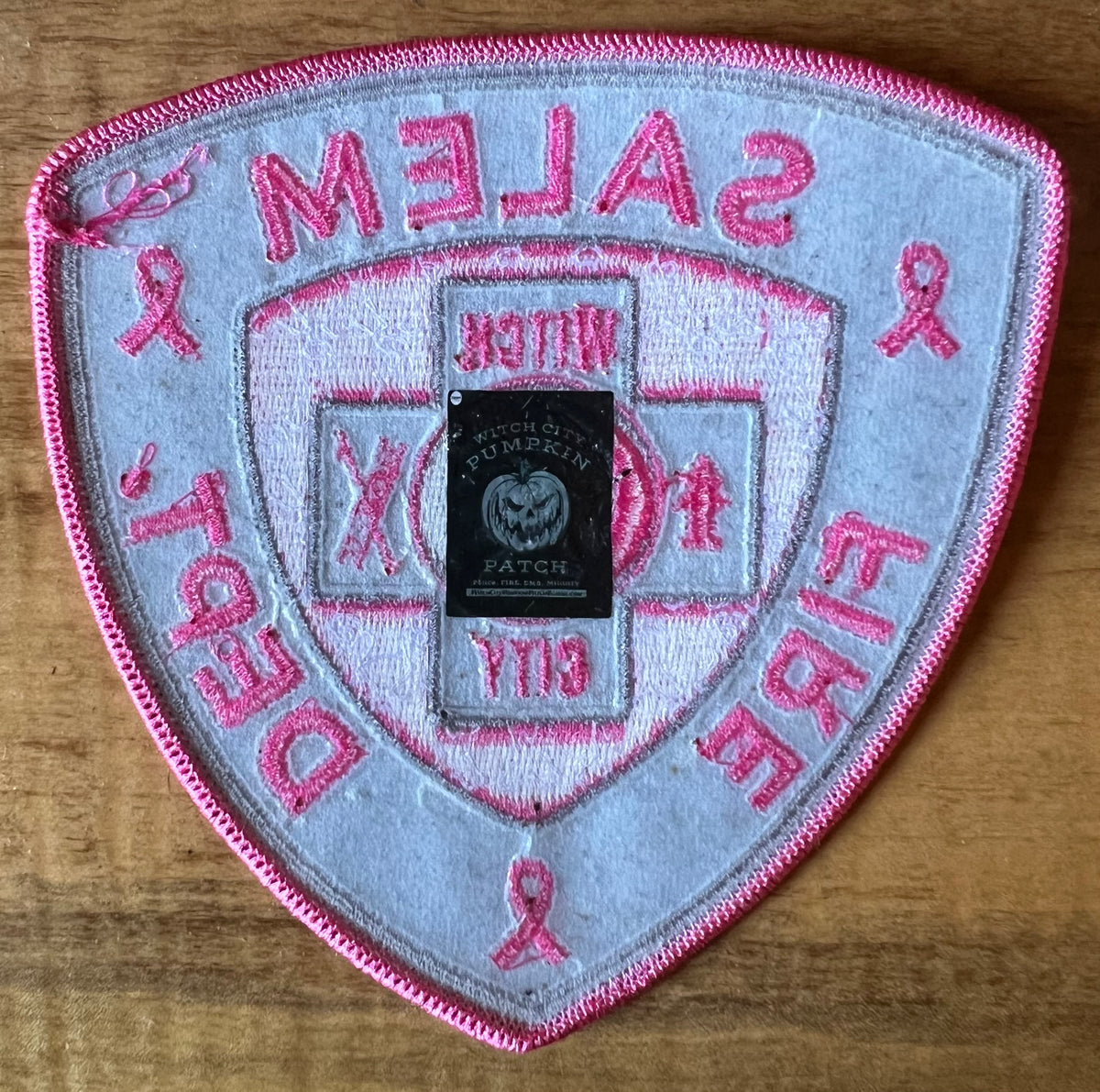 Salem Fire Breast Cancer Patch – Salem Fire Local 172